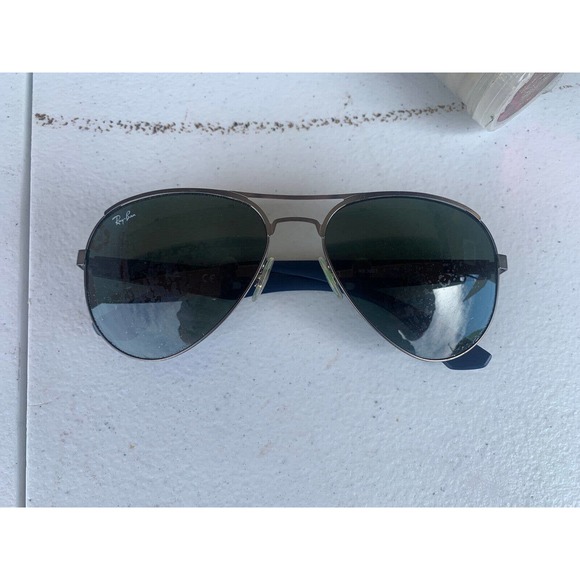 Ray-Ban | Accessories | Rayban Rb3523 Sunglasses Matte Bluegray Mirror ...